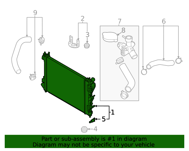 2020-2024 Hyundai Venue Radiator Assembly 25310-K2050 | OEM Parts Online