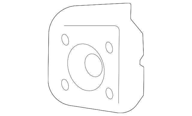 84208551 - Passenger Side Front Compartment Side Rail Bracket GM 2016 ...