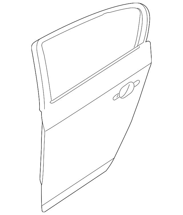 Genuine BMW 41-00-9-628-766 | Door Shell | FREE Shipping on Most Orders ...