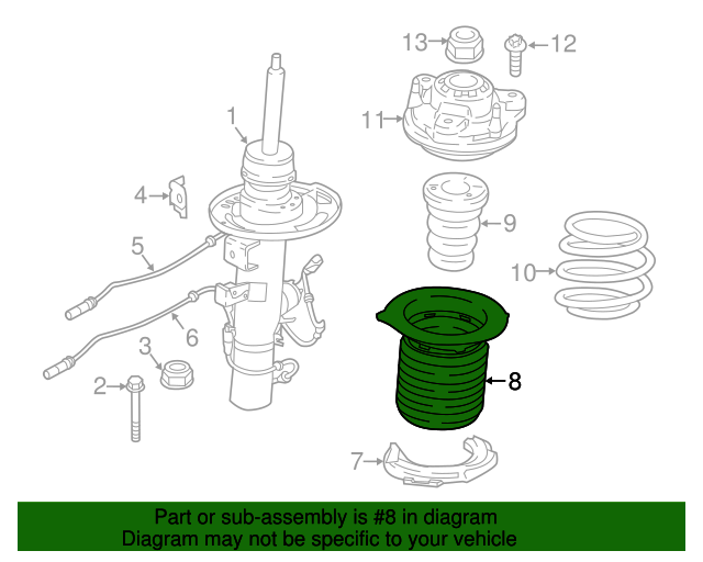 31336871812 - 2018-2023 BMW Protect Tube (31-33-6-871-812) | BMW of ...