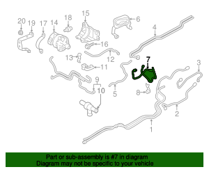 31368151 - Water Hose 2016-2019 Volvo | AutoNationParts.com