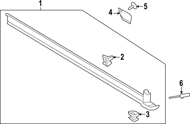 2013-2019 Ford Escape Deflector CJ5Z-7811779-A | OEM Parts Online