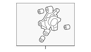 2008-2017 GM Rear Driver Side Suspension Knuckle 92287355 | Auto Parts ...