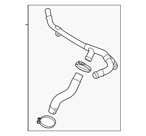 2020-2022 GM Thermostat Bypass Pipe 55510882 | GMPartsDirect.com