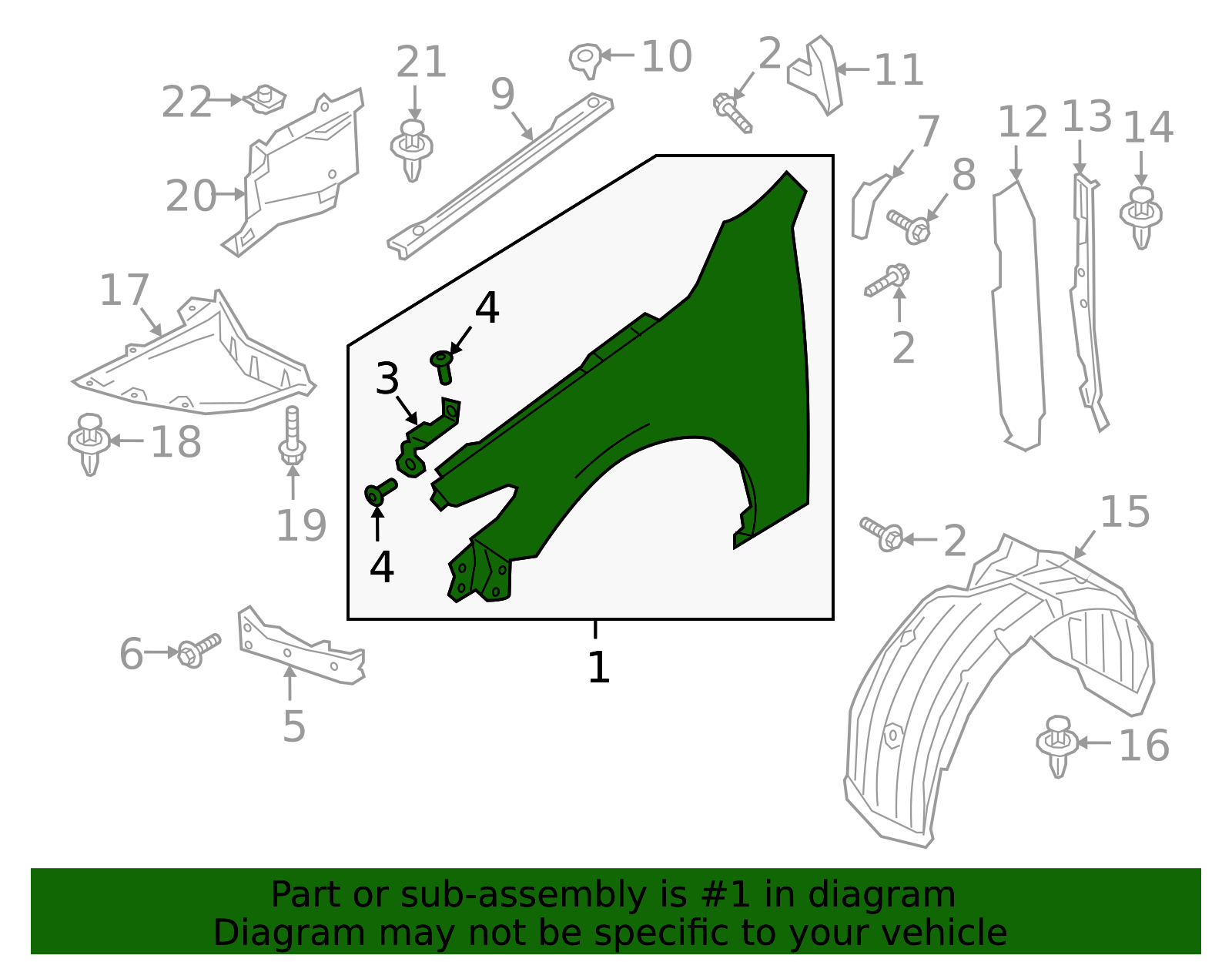 BDMT-52-210 - Fender 2019-2024 Mazda 3 | Florida Mazda Parts