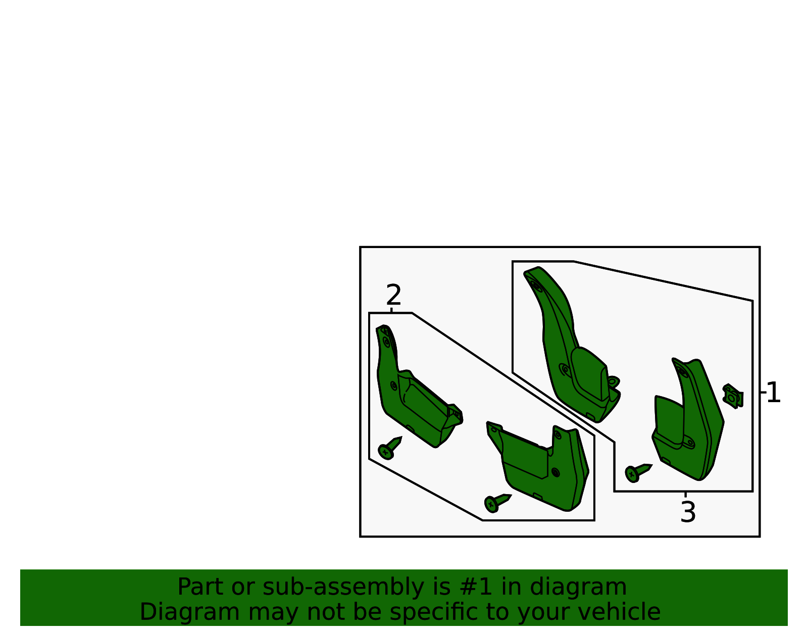 08P00-TGG-100 - Splash Guard Set - 2017-2021 Honda Civic | Genuine ...