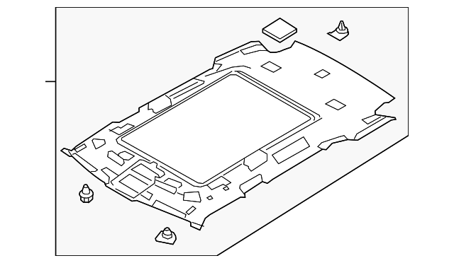 Genuine OEM Headliner Part# LR087639 Fits 2017-2022 Land Rover Range ...