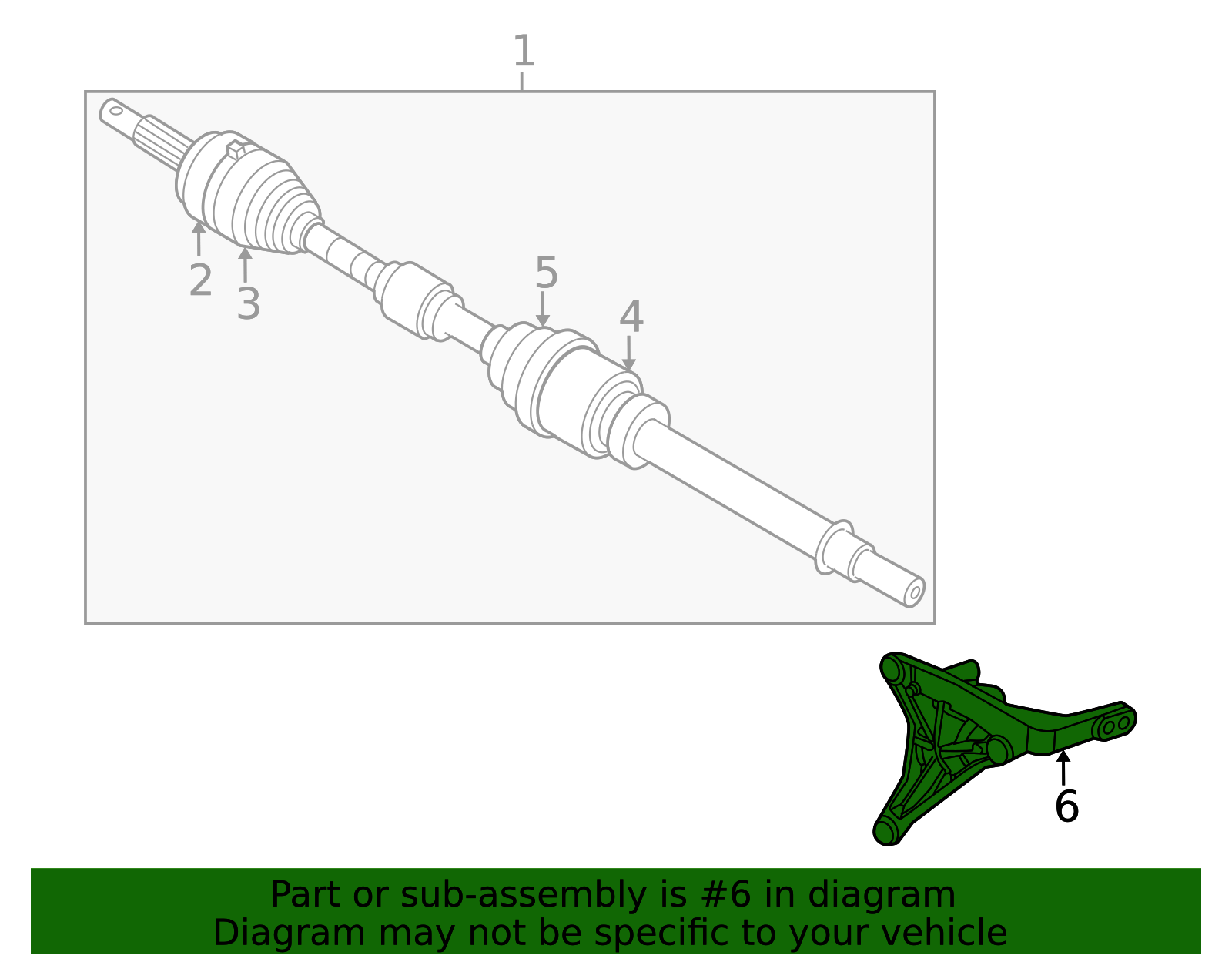 2022-2025 Nissan Rogue Bearing Support 39780-6RC0A | Nissan RVA