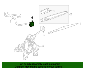 2014-2019 Toyota Highlander Washer Nozzle 85391-48070 | OEM Parts Online