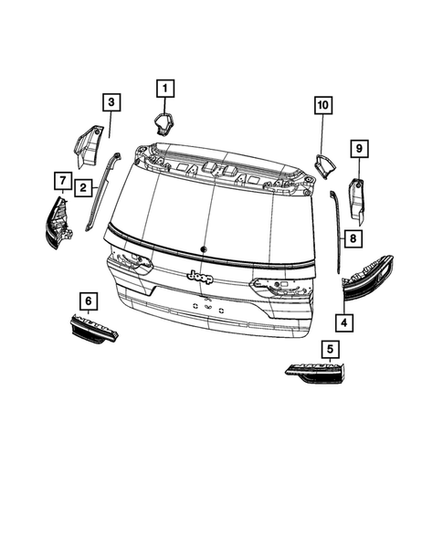 Lamps, Interior and Exterior for 2023 Jeep Grand Cherokee | Mopar eStore