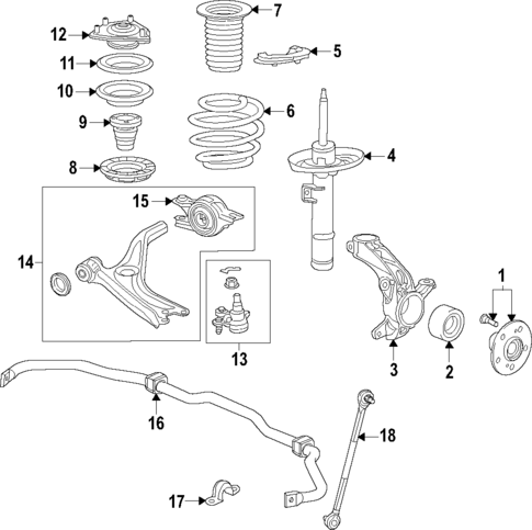 Front Suspension for 2022 Honda CR-V | OEM Parts Online