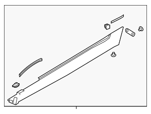 N243-51-P40C-83 - Rocker Molding - 2016-2017 Mazda MX-5 Miata | Mazda Swag