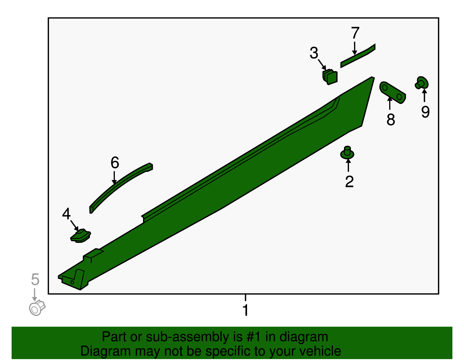 2016-2017 Mazda MX-5 Miata Rocker Molding N244-51-P40D-27 | QuirkParts