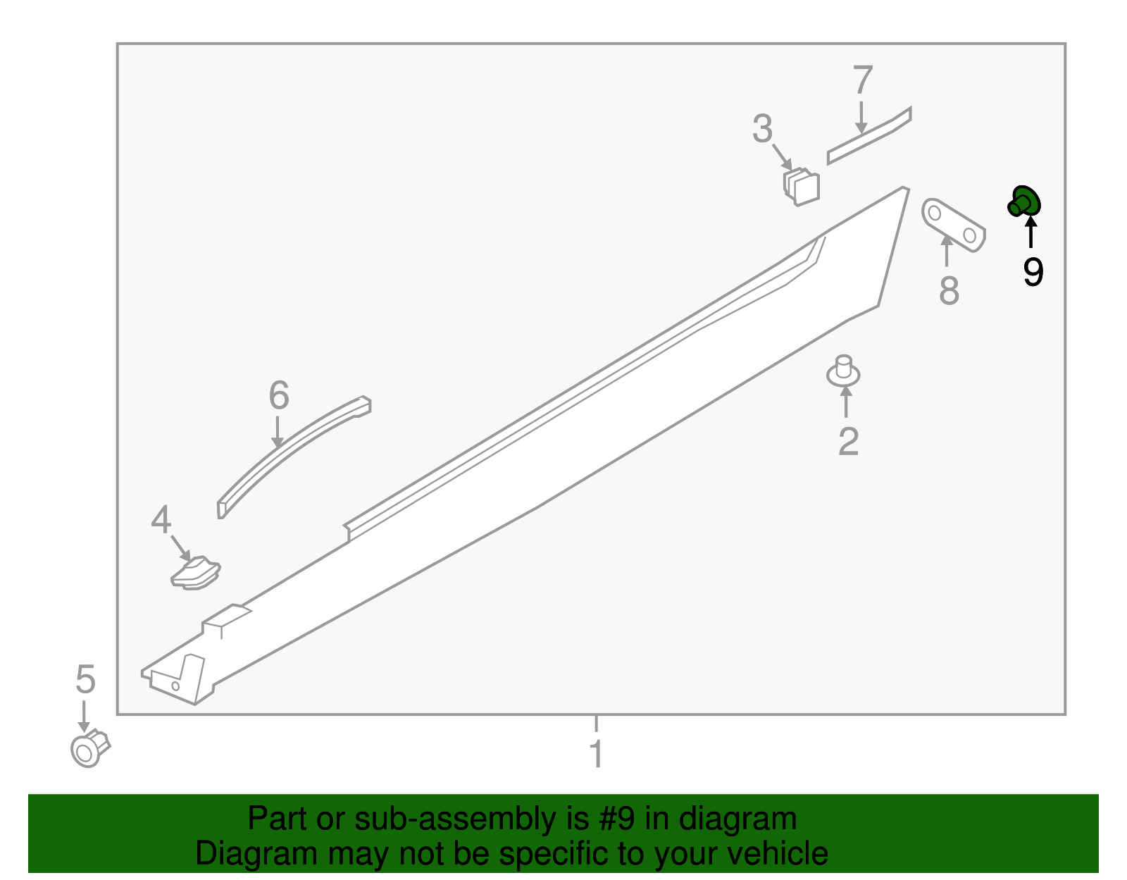 2013-2024 Mazda Rear Deflector Rivet KD53-51-833 | OEM Parts Online