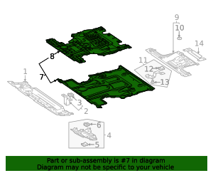 2020-2023 Mercedes-Benz Center Shield 167-520-04-00 | MB OEM Parts