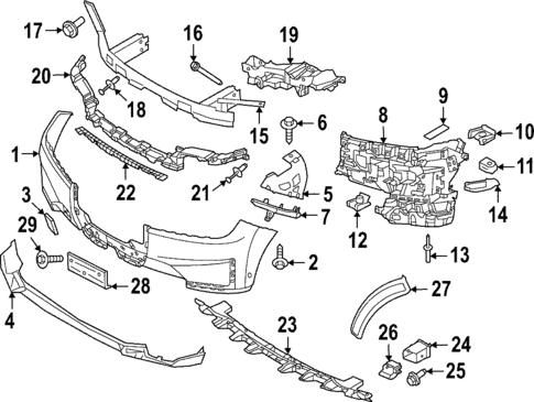 Bumper & Components - Front for 2023 BMW iX | BMWPartsDirect.com