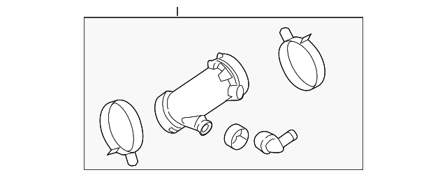 2017-2022 Hyundai Ioniq Engine Air Intake Hose 28140-G2200 | QuirkParts
