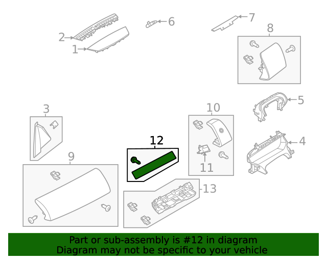 2020-2021 Land Rover Discovery Sport Finish Molding LR127360 | OEM ...