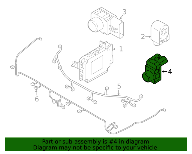 Hyundai - 99310-G9000-N5M - Park Sensor - 2022-2023 Genesis G70 | OEM ...