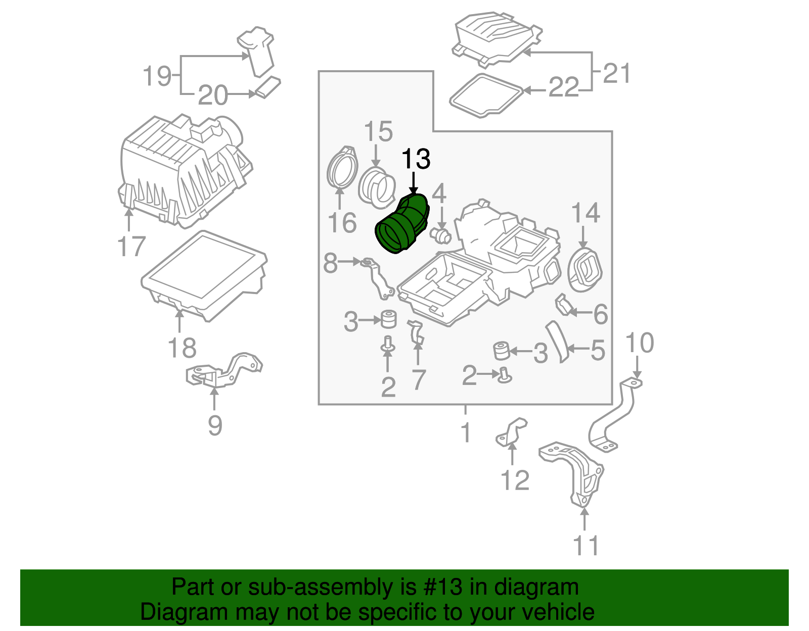 17212-RB0-000 - Engine Air Intake Hose 2009-2013 Honda Fit | AutoNation ...