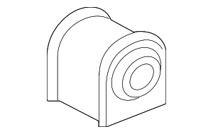 2009-2024 Jaguar Stabilizer Bar Bushing C2P18877 | Haper Jaguar Parts