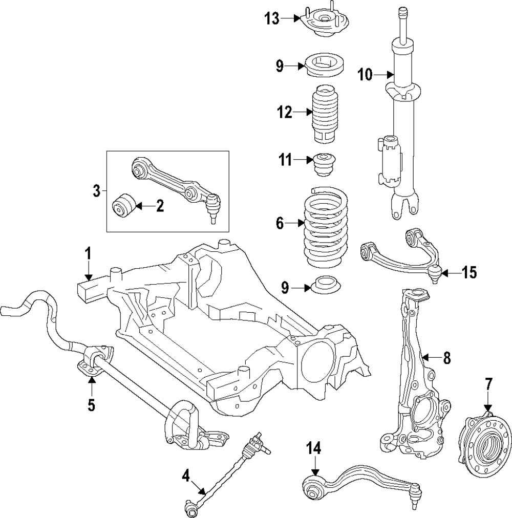 2022-2025 Mercedes-Benz Stabilizer Bar 206-323-21-00 | Mercedes-Benz ...