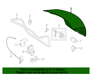 Trunk Lid - 2011-2017 Mercedes-Benz (207-750-14-75-64) | MB Parts Center