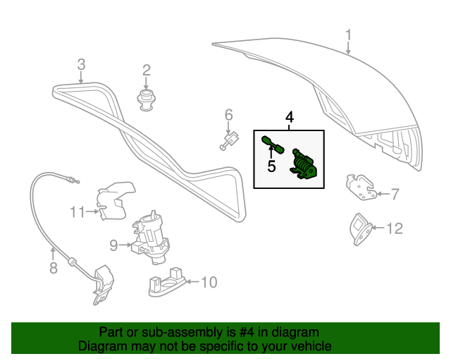2011-2017 Mercedes-Benz Torsion Spring 207-758-06-00-64 | MB OEM Parts