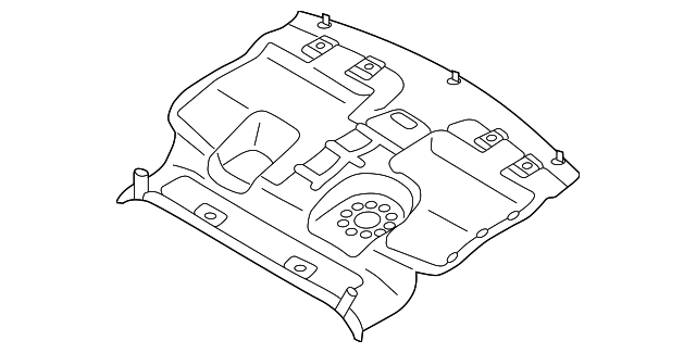 85720-F6000 - Partition Panel 2017-2019 Kia Cadenza | Kia.Parts Store