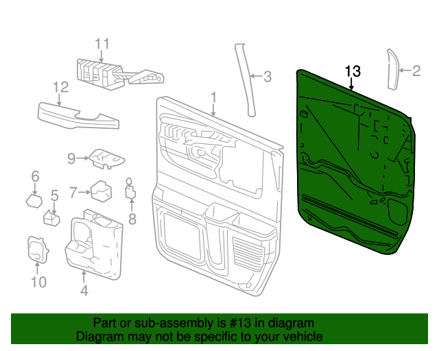 2008-2019 GM Water Deflector 84650564 | TascaParts.com