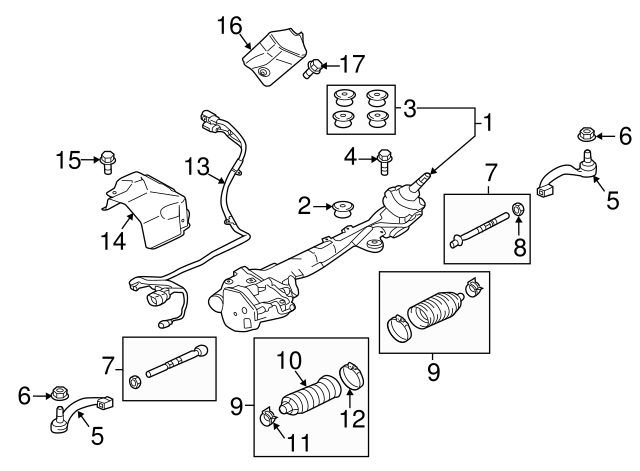 LR111480 - Steering Tie Rod End 2018-2023 Land Rover Range Rover Velar ...