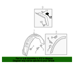 87756-1F000 - Rocker Molding Clip 2005-2025 Kia | Kia.Parts Store