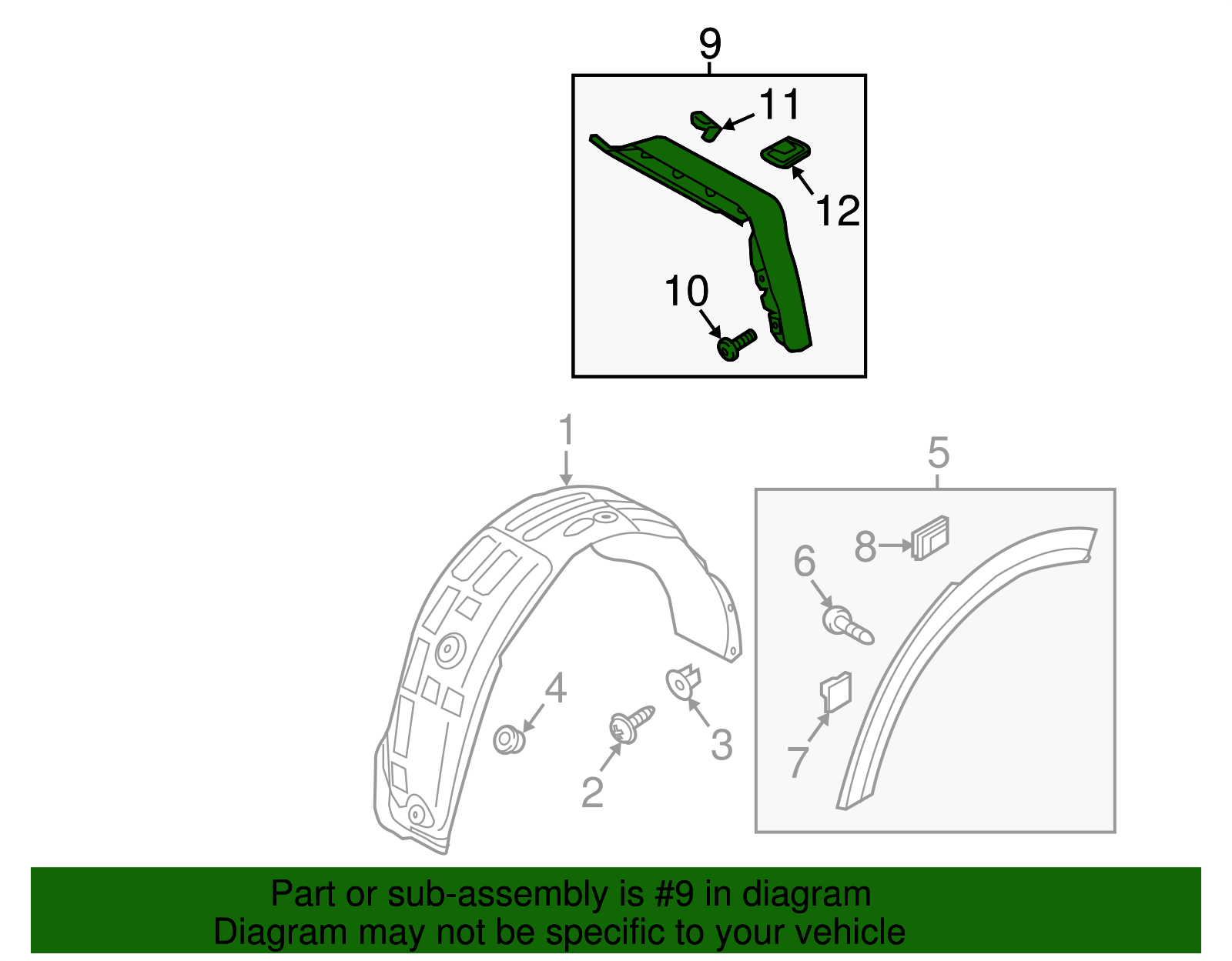 87370-G5000 - Upper Molding 2017-2022 Kia | Kia.Parts Store