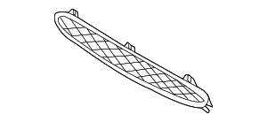 51118048096 - 2013-2014 BMW X3 Center Grille (51-11-8-048-096) | BMW of ...