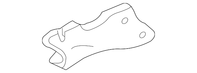 1999-2007 GM Passenger Side Rear Bumper Impact Bar Bracket 15705674 GM ...