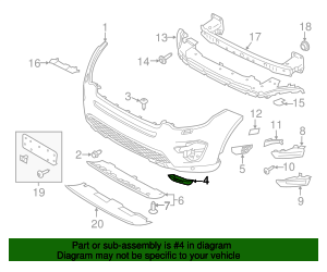LR061249 - Lower Deflector 2015-2017 Land Rover Discovery Sport | Land ...