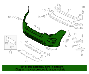 Genuine Bumper Cover for 2015-2019 Land Rover Discovery Sport | Land ...