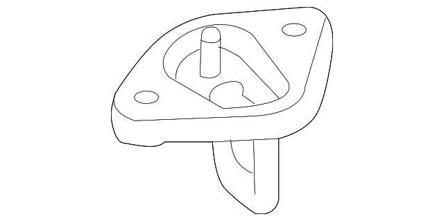 172-880-07-60 - Hood Latch Striker Plate 2012-2023 Mercedes-Benz ...