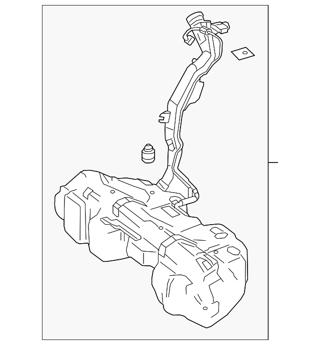 2017-2023 Mercedes-Benz Fuel Tank 205-470-22-02 | MB Parts Store