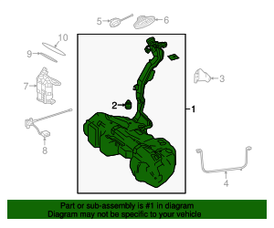 2017-2023 Mercedes-Benz Fuel Tank 205-470-22-02 | MB Parts Store