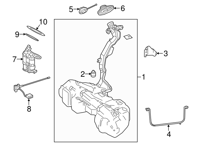 205-475-00-46 - Fuel Tank Shield 2018-2023 Mercedes-Benz | Mercedes ...