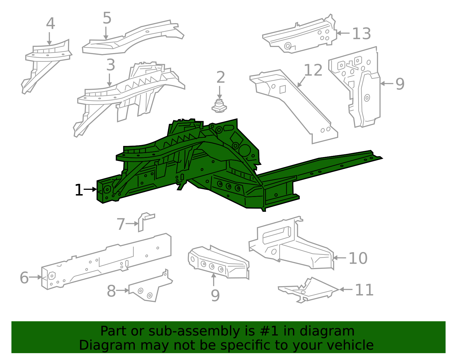 53710-WAA02 - High-Quality Frame Side Member Assembly for 2020-2025 ...