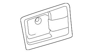 2017-2019 Ram Handle Bezel 1WD58LA8AC | TascaParts.com