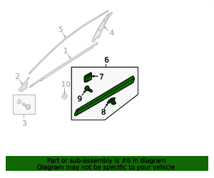 87732-S9200AHV - Body Side Molding 2021-2022 Kia Telluride | Genuine ...