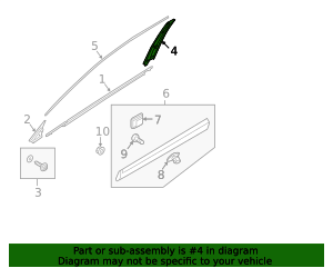 2020-2024 Kia Telluride Applique - Driver's Side (LH) 82250-S9000 ...