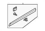 2020-2021 Kia Telluride Body Side Molding - Driver's Side (LH) 87721 ...