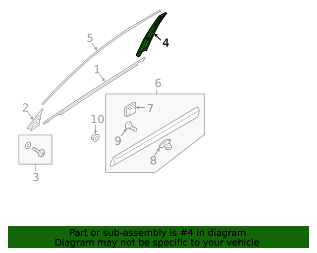 2020-2024 Kia Telluride Applique - Driver's Side (LH) 82250-S9000 ...