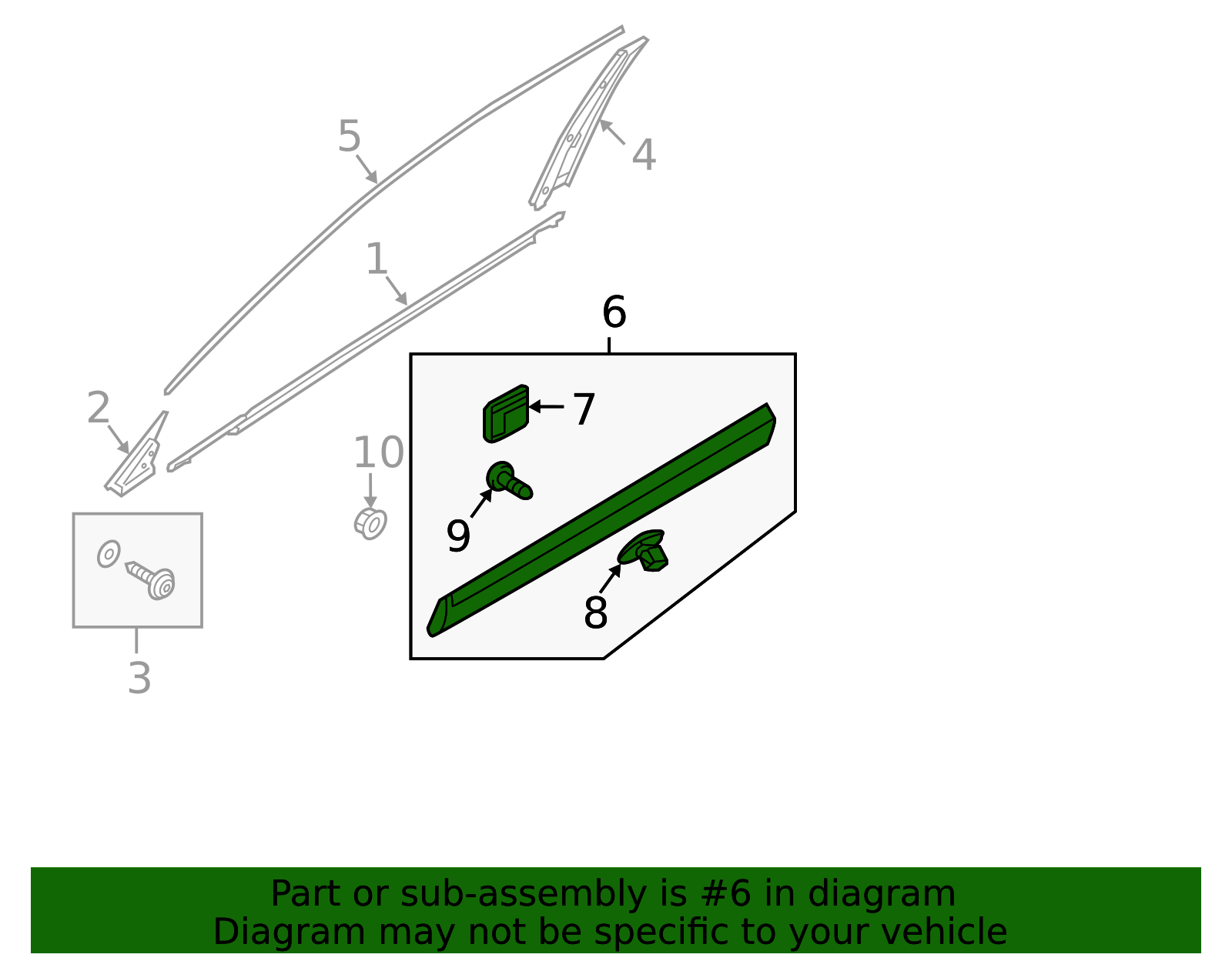87721-S9100CAD - Body Side Molding 2020-2022 Kia Telluride | Kia.Parts ...