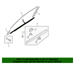 82210-S9100 - Belt Molding 2022-2024 Kia Telluride | Kia.Parts Store