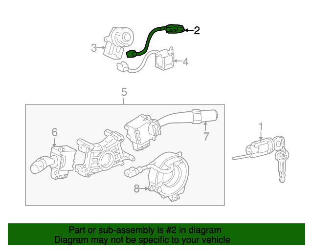1998-2010 Toyota Switch 84052-12070 | Toyota Parts